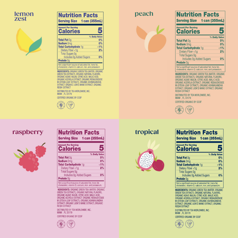 Juni Sparkling Adaptogen Drinks | All Flavor Variety Bundle | 24 pack ...