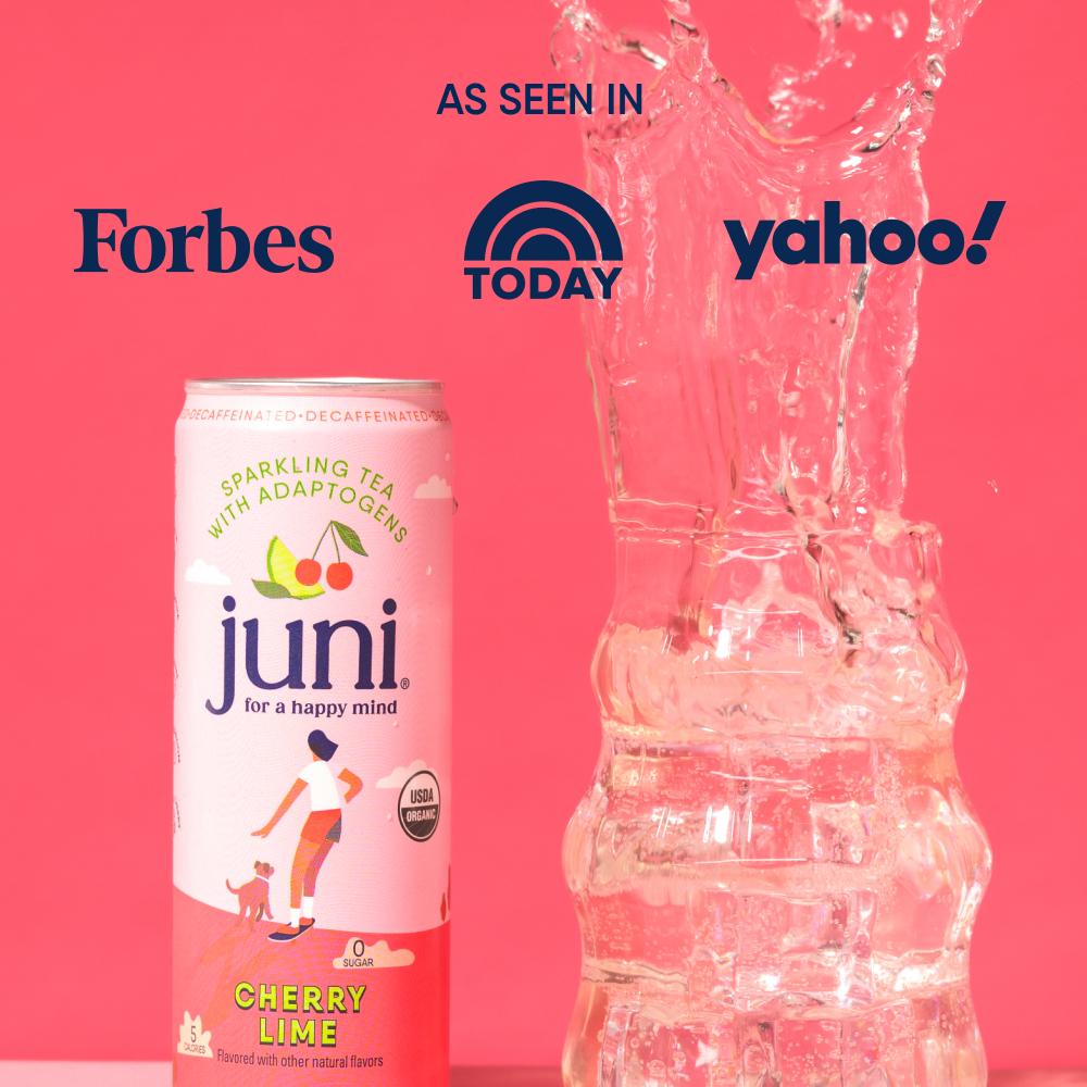 Juni Sparkling Adaptogen Drinks | Cherry Lime | 12-Pack – Drink Juni