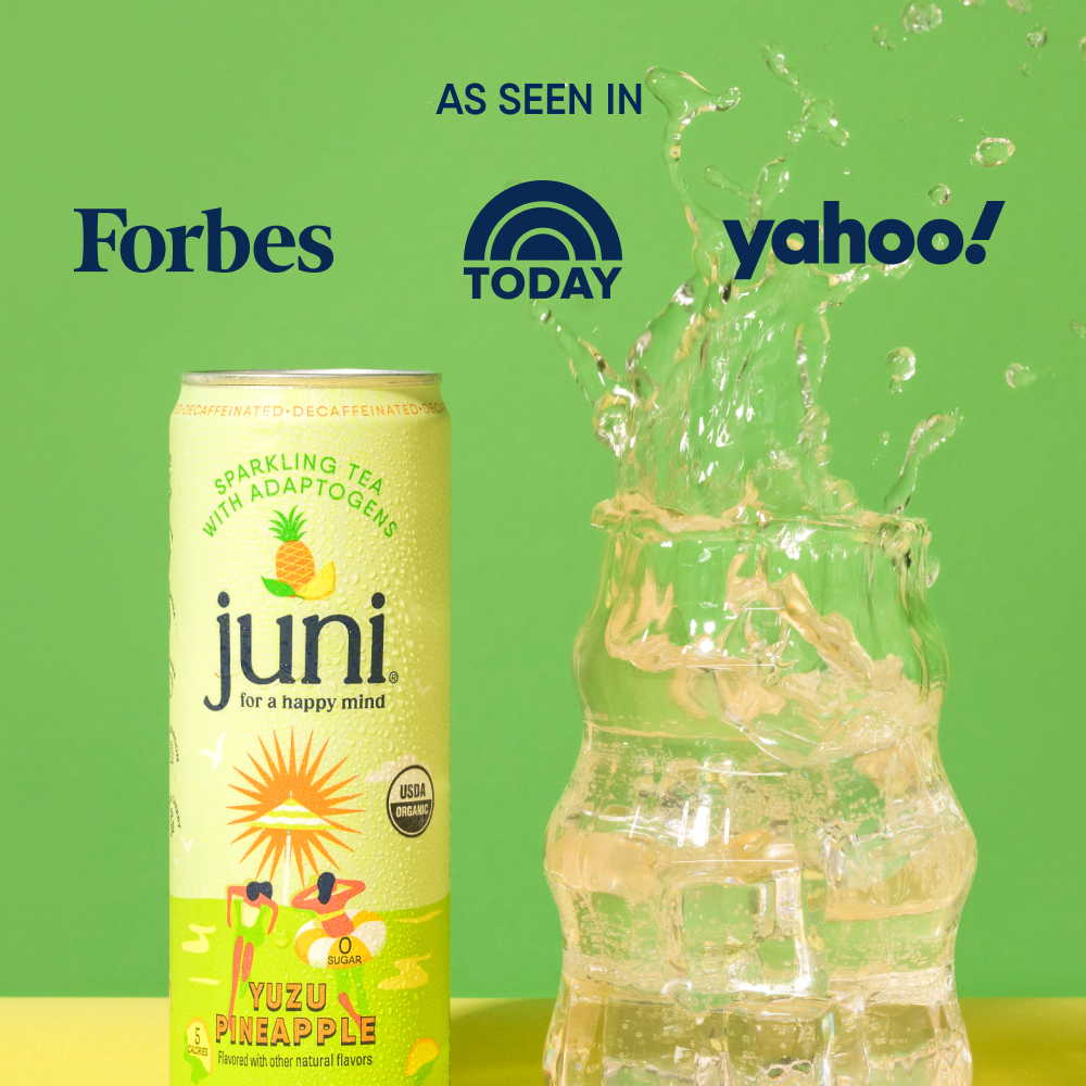 Juni Sparkling Adaptogen Drinks | Yuzu Pineapple | 12-Pack – Drink Juni